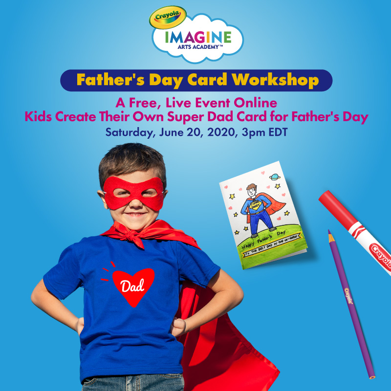 Father's Day Card Workshop from Imagine Arts Academy | stlparent.com