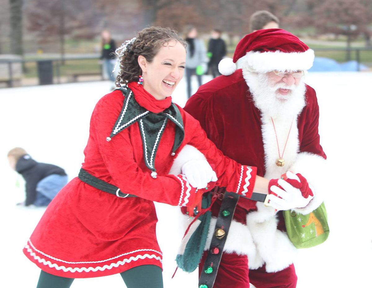 Skate with Santa at the Steinberg Skating Rink in Forest Park ...